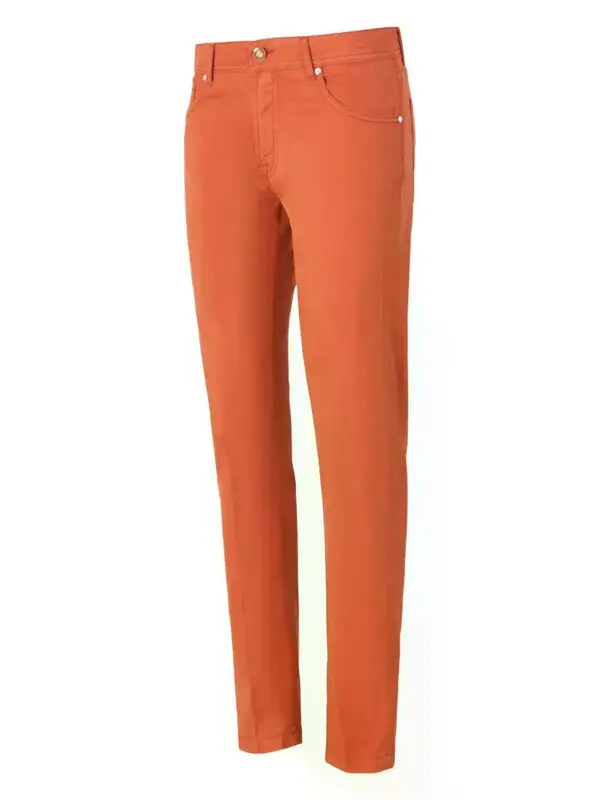 Marco Pescarolo Slim-cut Trousers - Red