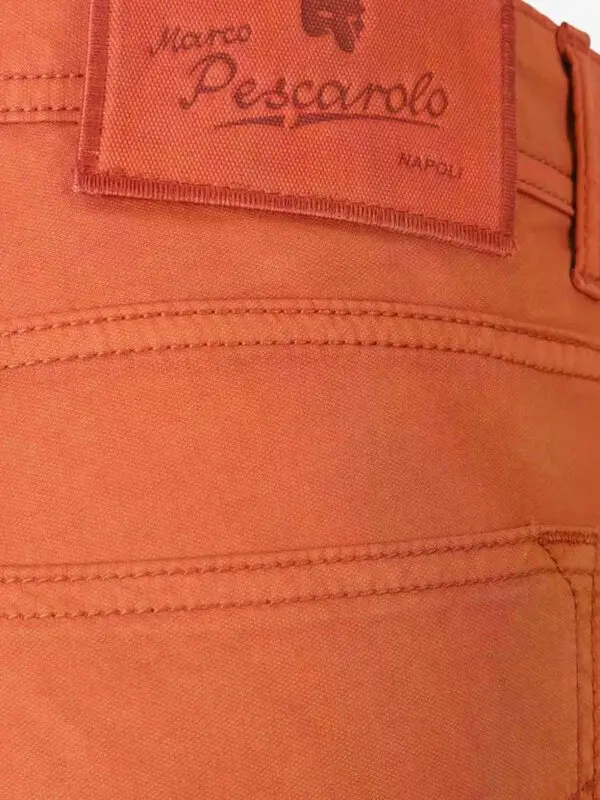 Marco Pescarolo Slim-cut Trousers - Red
