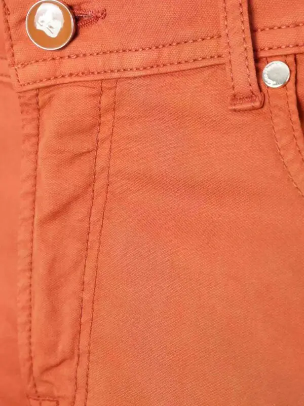 Marco Pescarolo Slim-cut Trousers - Red
