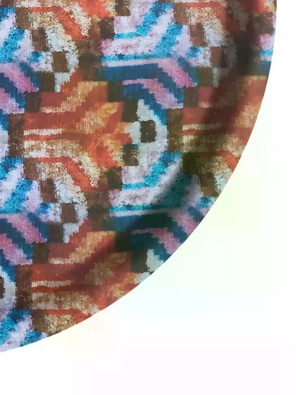 LES-OTTOMANS Ikat' Wooden Tray