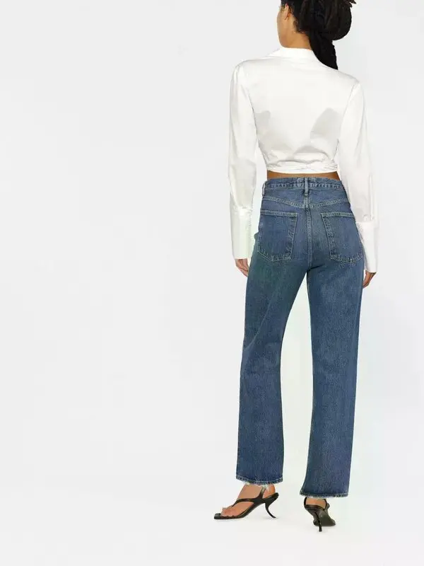 AGOLDE High-waisted Straight-leg Jeans