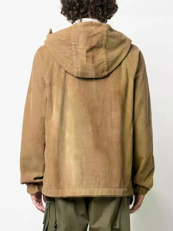 RANRA Side-zip Corduroy Hoodie