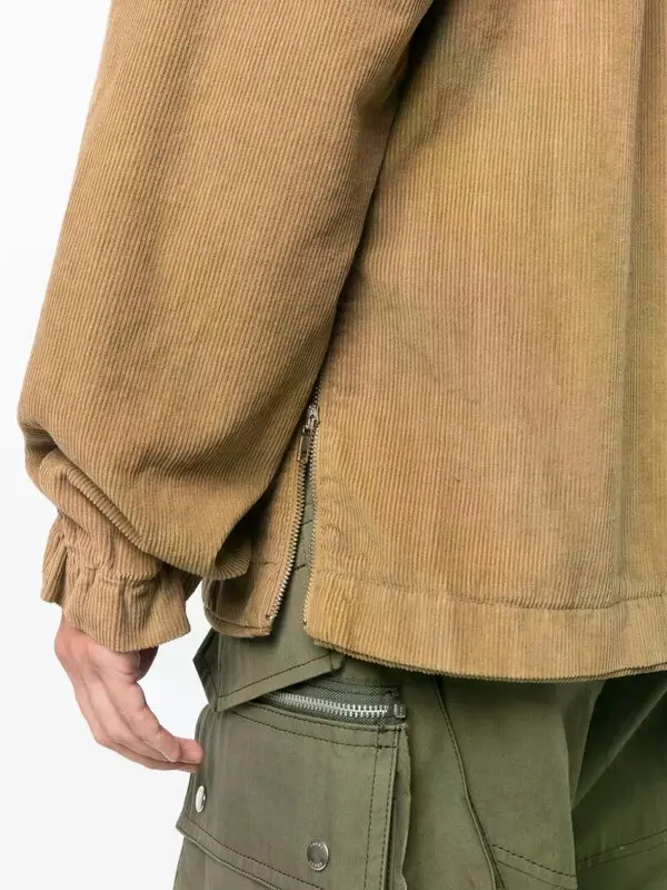 RANRA Side-zip Corduroy Hoodie