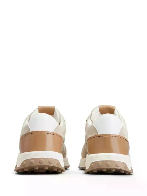 TOD'S Panelled Suede Sneakers - Neutrals