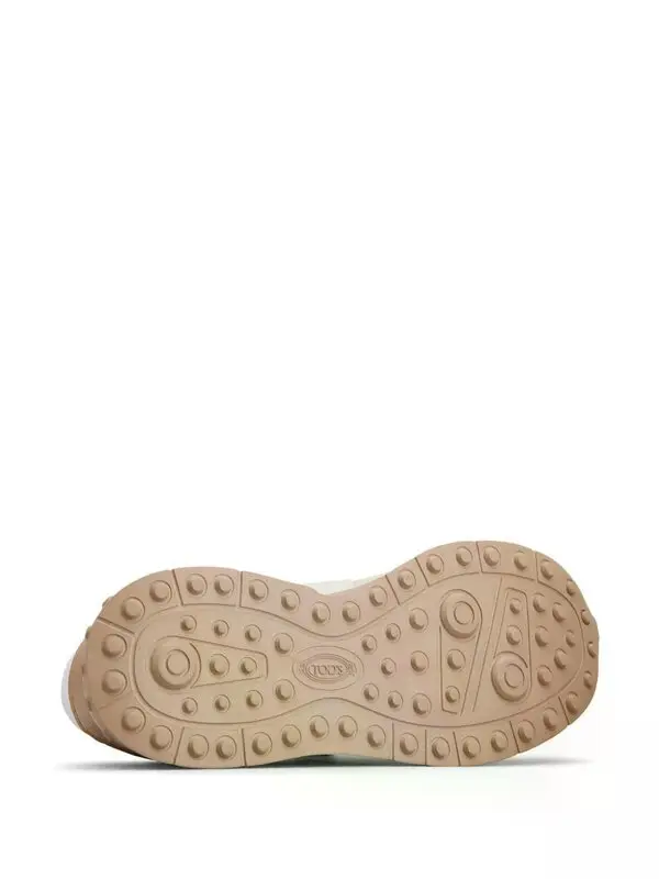 TOD'S Panelled Suede Sneakers - Neutrals