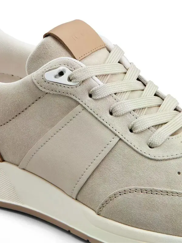 TOD'S Panelled Suede Sneakers - Neutrals