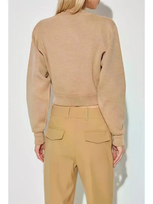 Chloé Embroidered-logo Wool Jumper