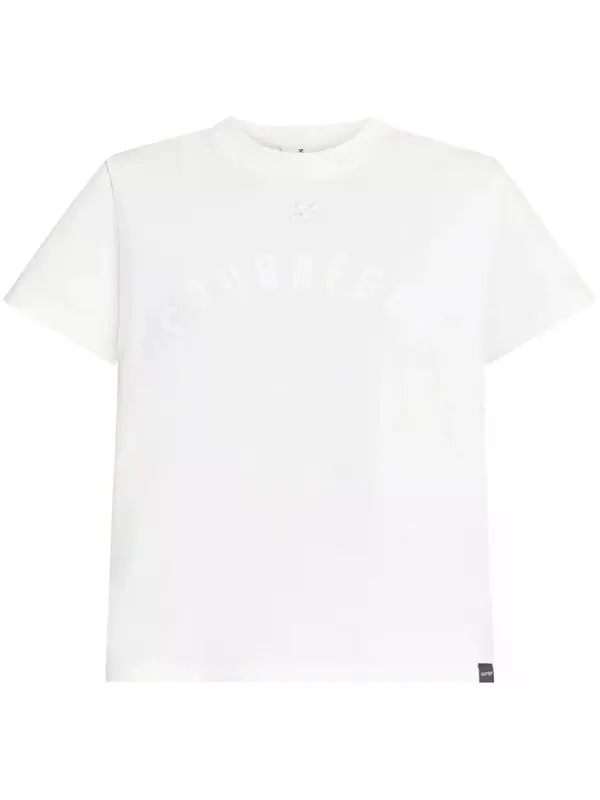 COURREGES Ac Straight Cotton T-shirt