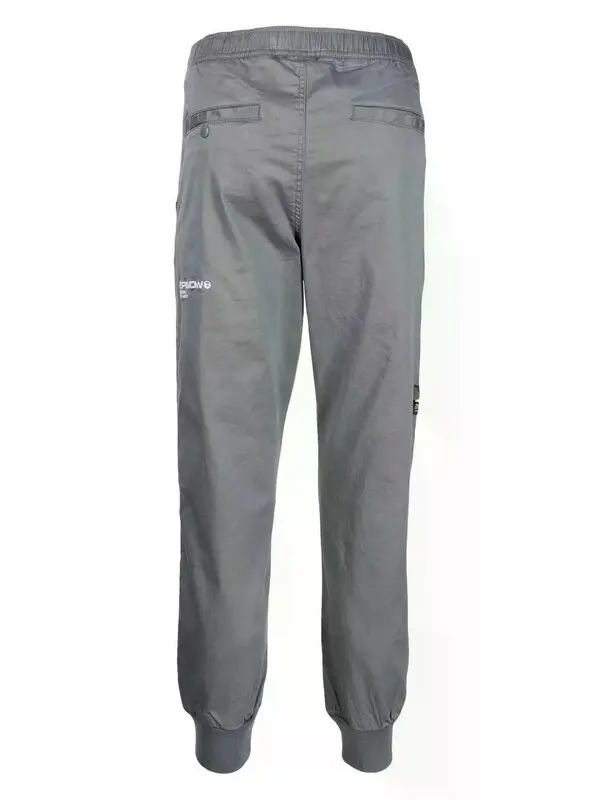 AAPE BY *A BATHING APE Logo-print Tapered Trousers