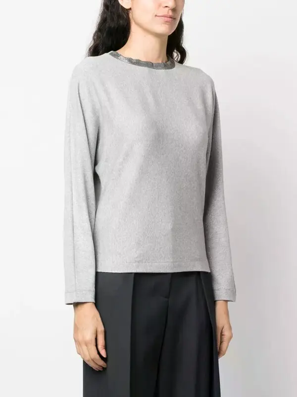 Fabiana Filippi Beaded Crew-neck Jumper