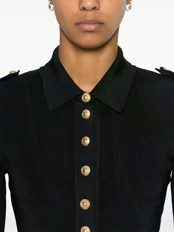 TOM FORD Ribbed-knit Bodysuit - Blue