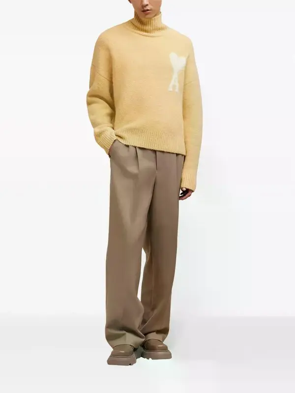AMI Paris Cloudy Wool De Coeur Jumper