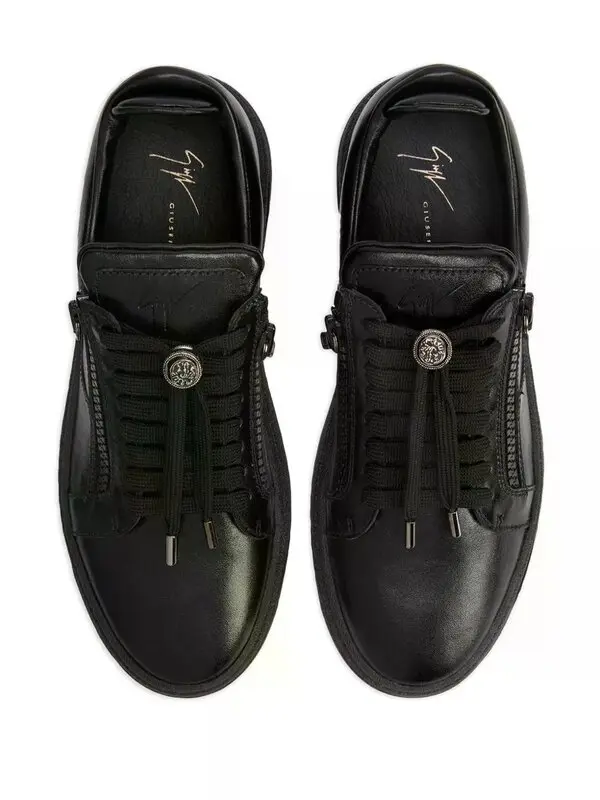 GIUSEPPE ZANOTTI Double-zip Low-top Sneakers