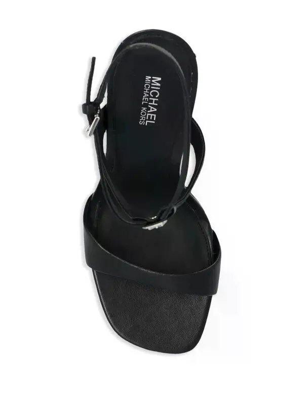 Michael Kors Amara 108mm Leather Sandals