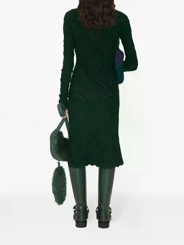 Burberry Aran Long-sleeve Knitted Dress