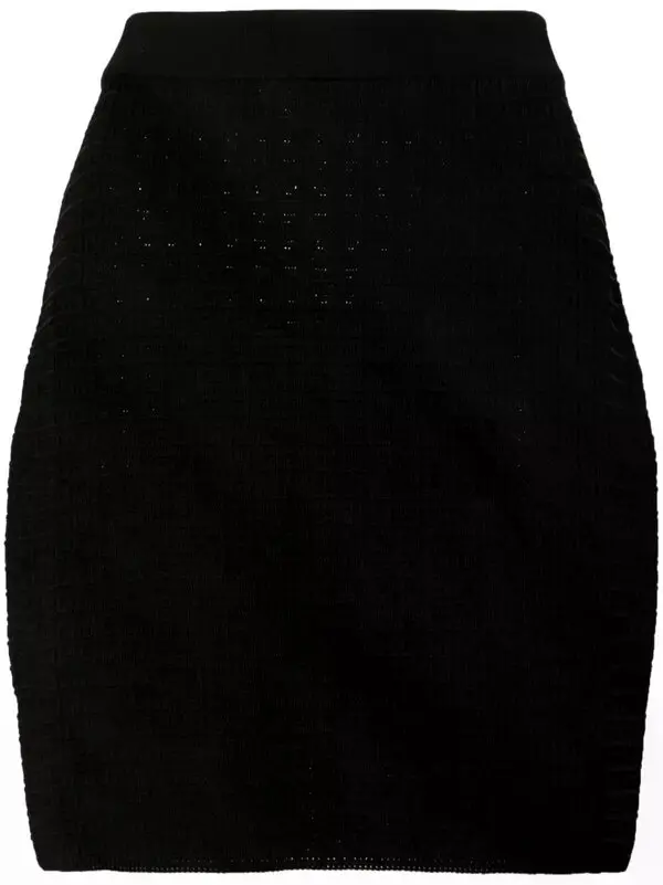 Givenchy 4g-jacquard Mini Skirt
