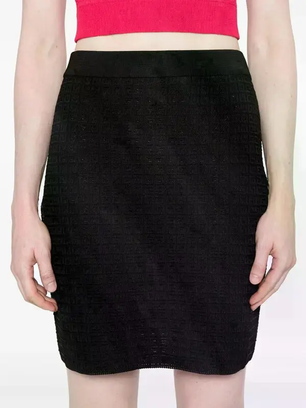 Givenchy 4g-jacquard Mini Skirt