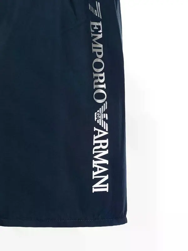 EA7 Logo-print Swim Shorts