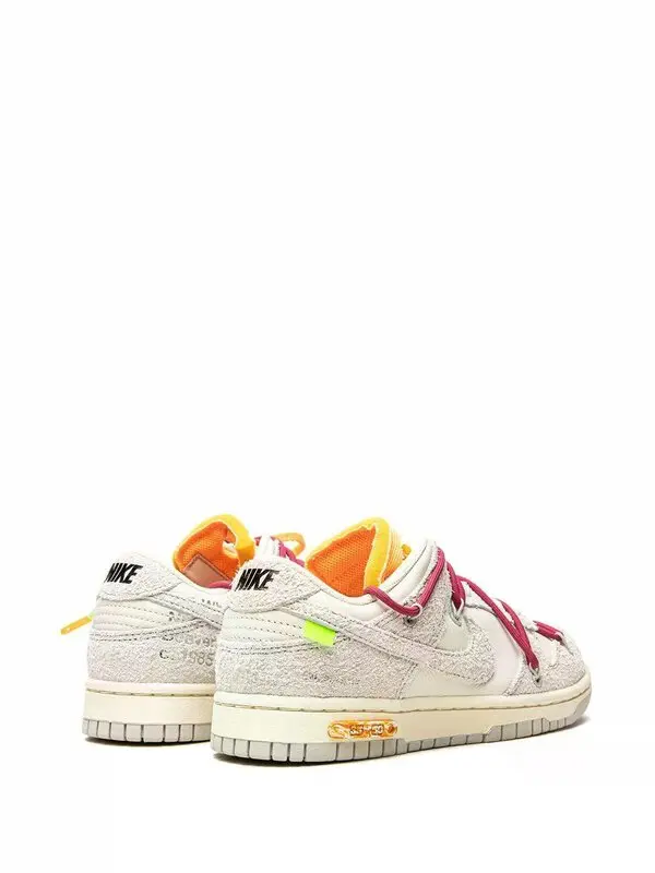 Nike X Off White Dunk Low Lot 35 Sneakers - Neutrals