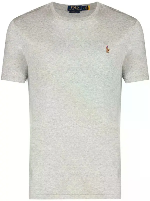 Polo Ralph Lauren Embroidered Logo T-shirt - Grey