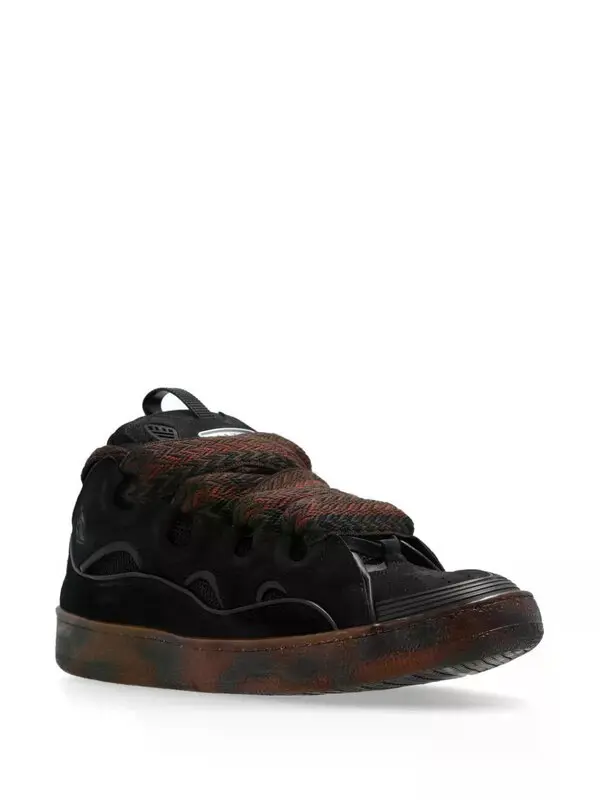 LANVIN Curb Lite Logo-patch Sneakers