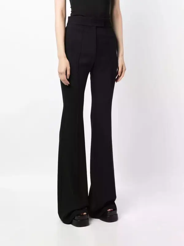 Alex Perry High-waisted Flared Trousers