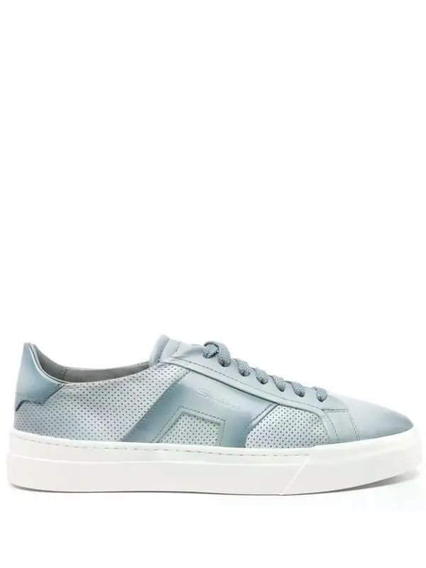 Santoni Double Buckle Sneakers