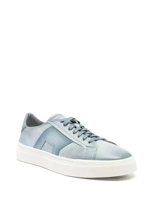 Santoni Double Buckle Sneakers