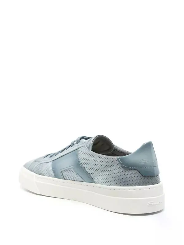 Santoni Double Buckle Sneakers