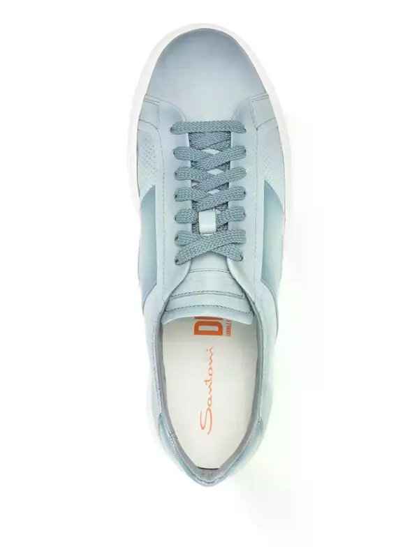 Santoni Double Buckle Sneakers