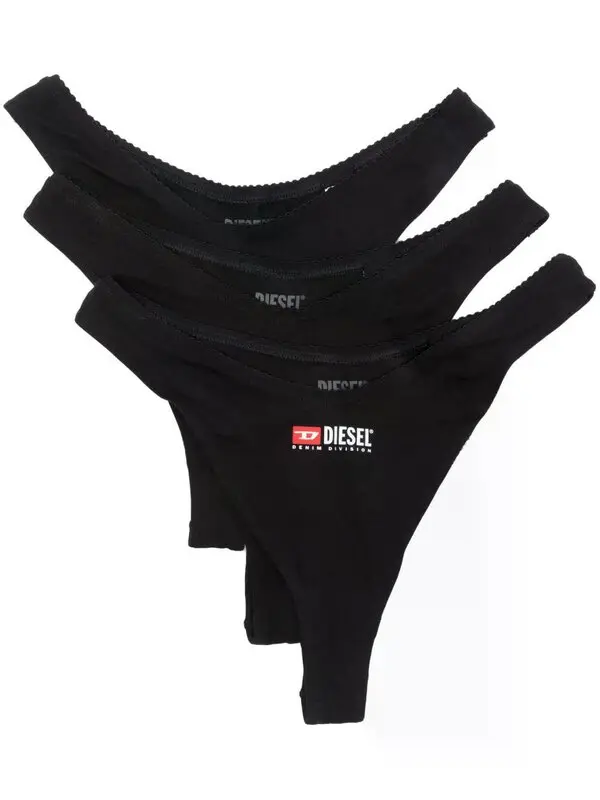 DIESEL® Punchy-d-core Thongs Pack - Black