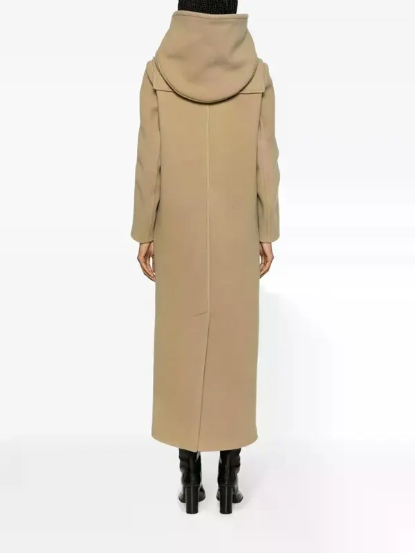 Prada Slouch-hood Wool Coat
