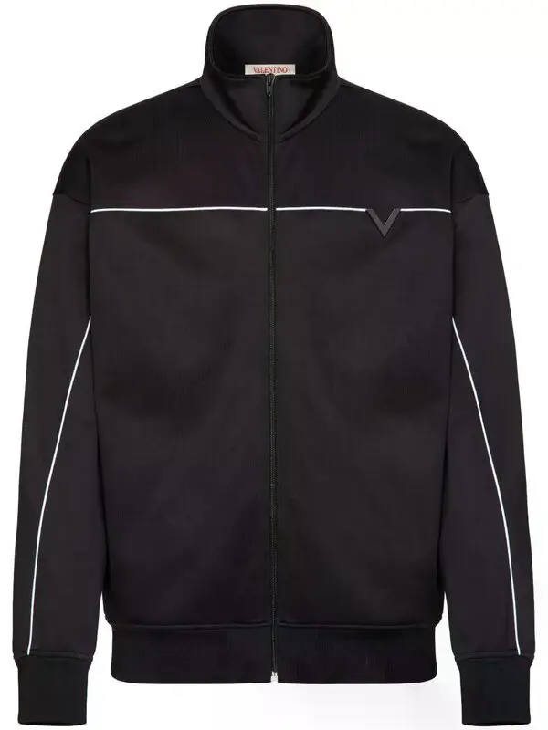 Valentino Garavani Piped-trim Detail Track Jacket