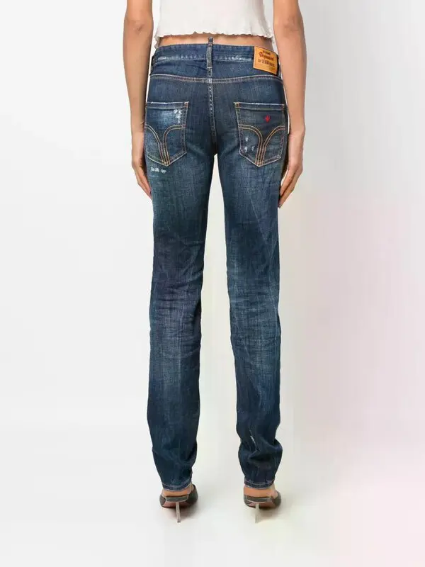 Dsquared2 24/7 Distressed Skinny Jeans
