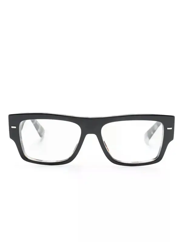 Dolce & Gabbana Rectangle-frame Glasses - Black
