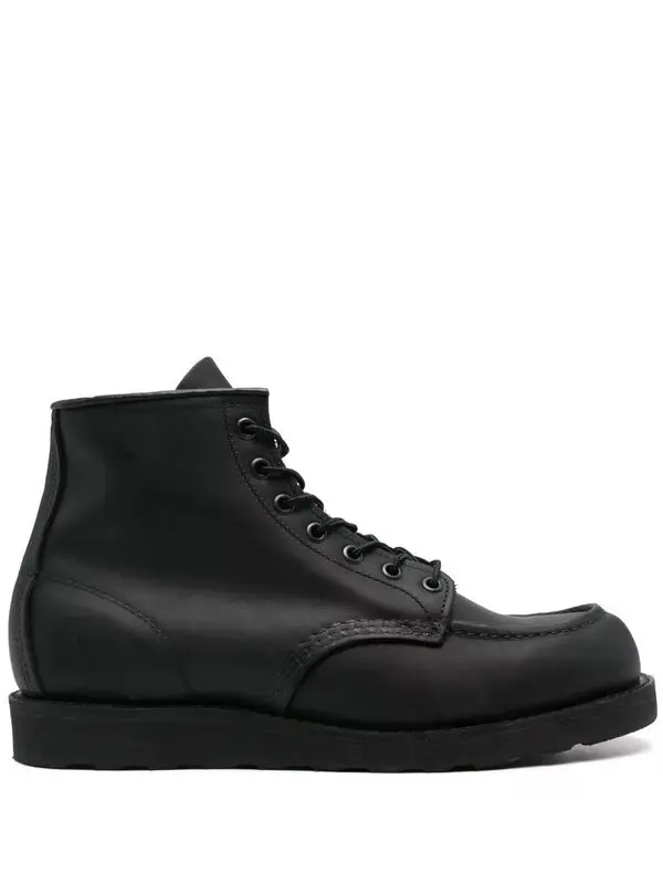 Red Wing Leather Ankle Boots - Black