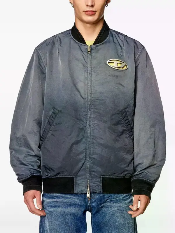 DIESEL® J-kepes Bomber Jacket - Grey