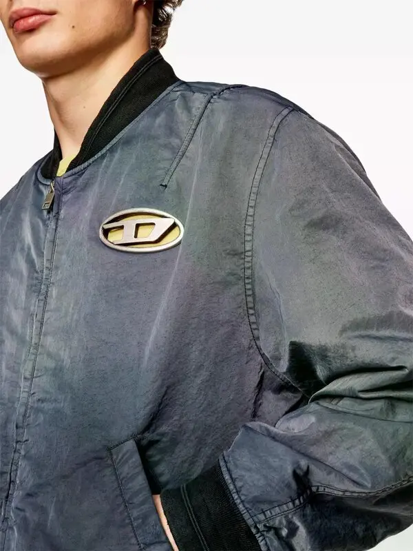 DIESEL® J-kepes Bomber Jacket - Grey
