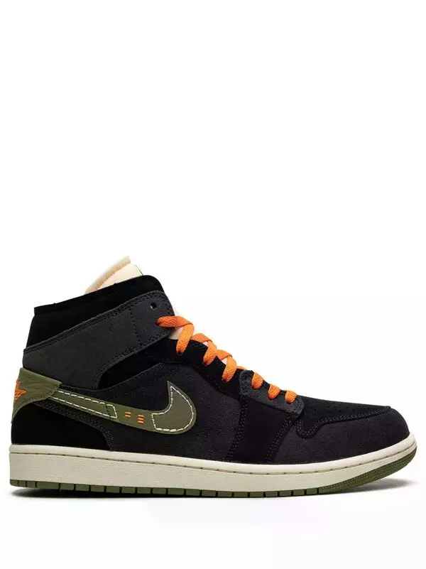 JORDAN Air 1 Mid Se Craft "anthracite Light Olive" Sneakers