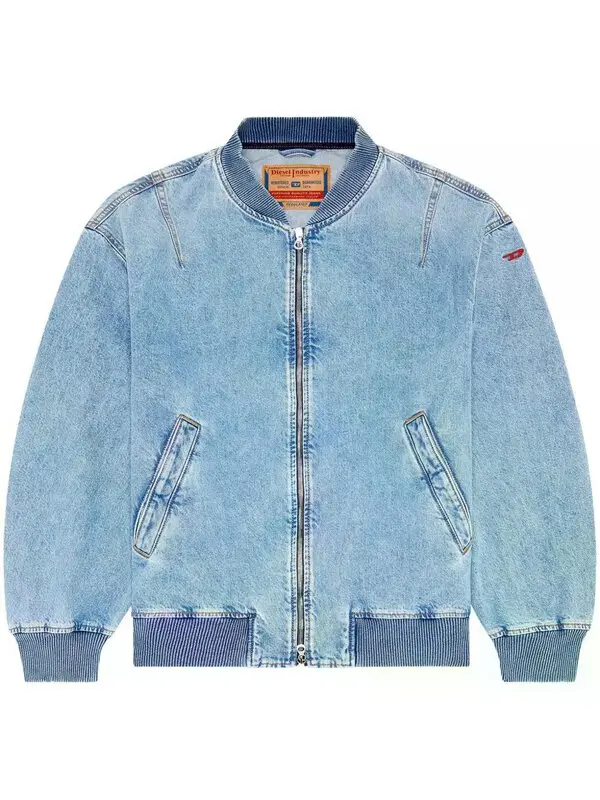DIESEL® D-vinz Denim Bomber Jacket
