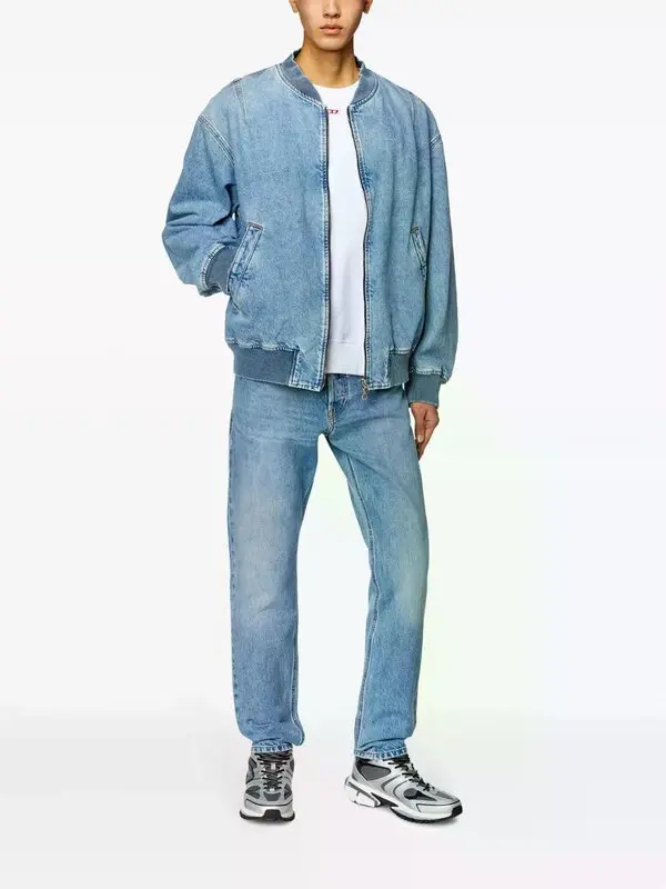 DIESEL® D-vinz Denim Bomber Jacket