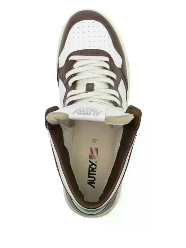 AUTRY Medalist High-top Sneakers - Brown