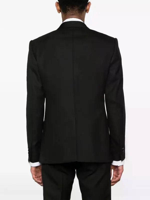 Dolce & Gabbana Sequin-lapel Double-breasted Blazer