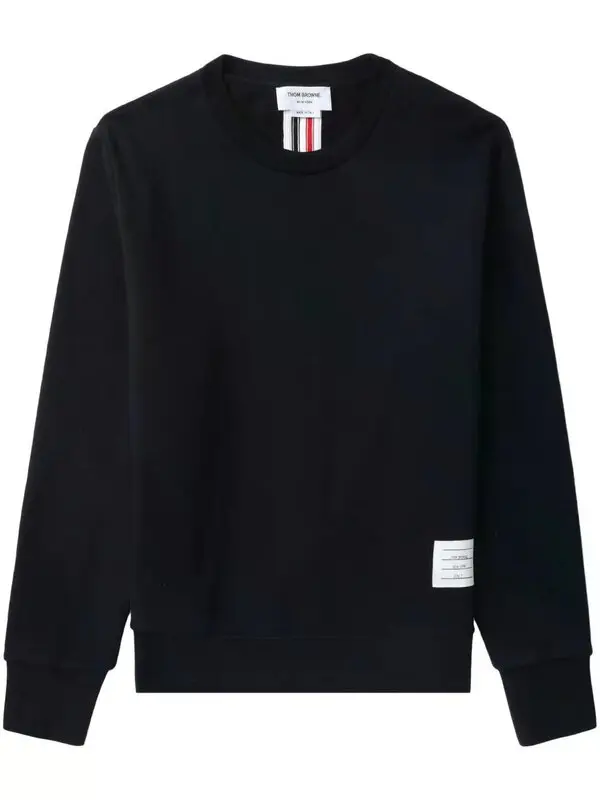 Thom Browne Rwb Stripe Sweatshirt - Blue