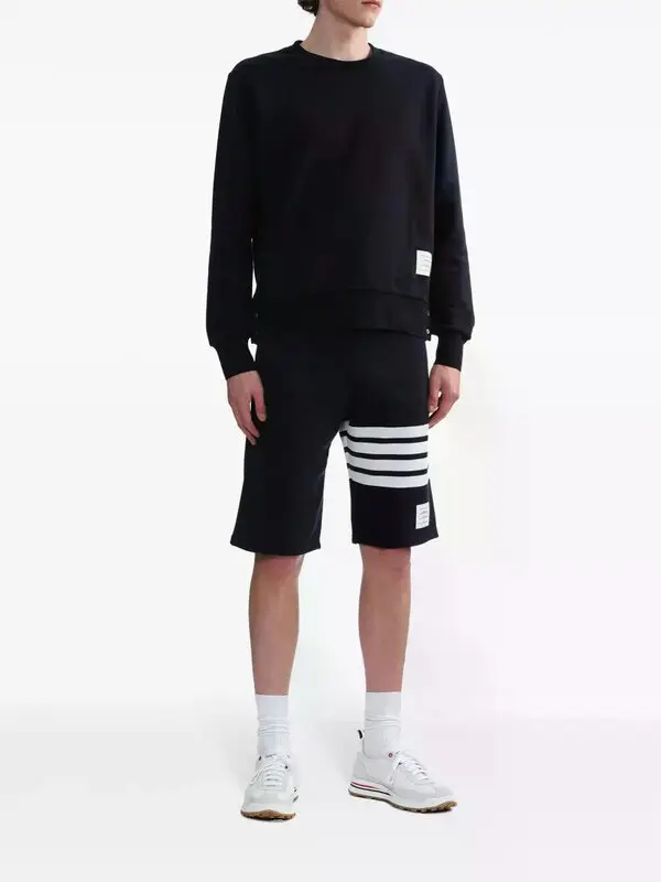 Thom Browne Rwb Stripe Sweatshirt - Blue