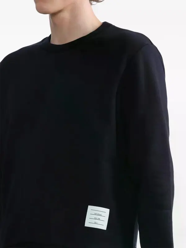 Thom Browne Rwb Stripe Sweatshirt - Blue