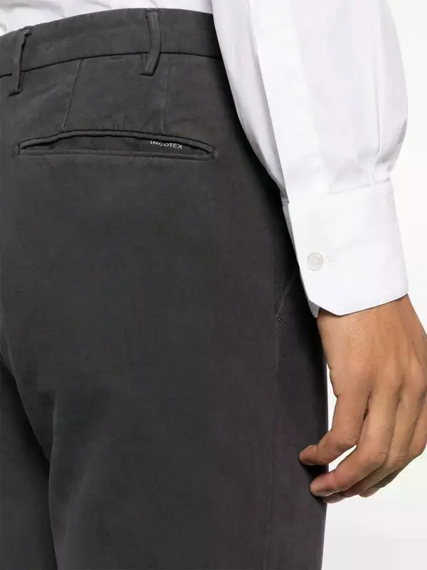 Incotex Mid-rise Straight-leg Chinos