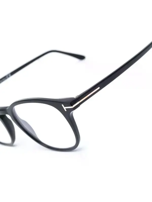 TOM FORD Round-frame Glasses - Black