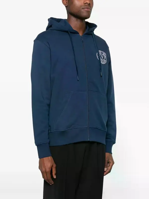 Versace Logo-embroidered Hoodie