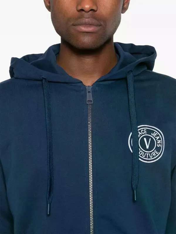 Versace Logo-embroidered Hoodie